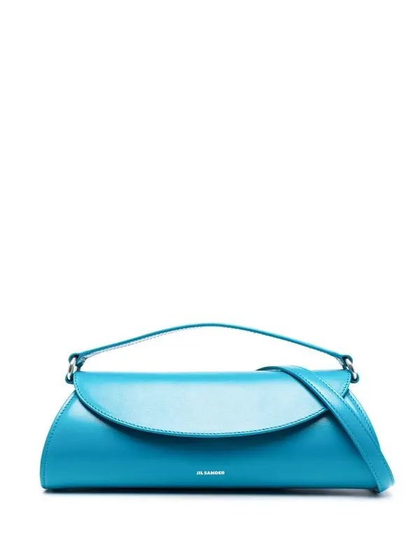 JIL SANDER Cannolo Shoulder Bag - Blue