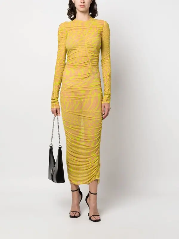 mugler star mesh dress Mugler star mesh mini dress. Pre-owned in great