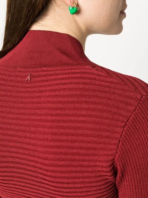 Patrizia Pepe Scoop-neck Cropped Top
