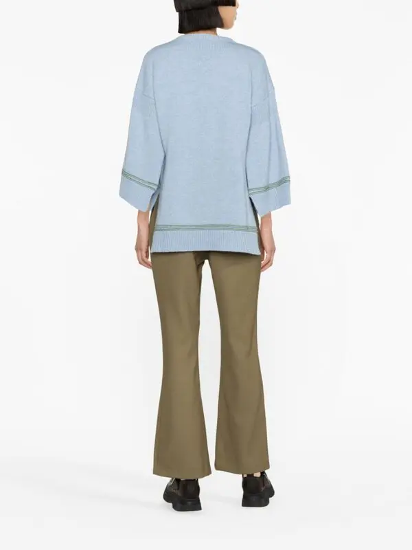 Marni Intarsia-logo Virgin Wool Sweater