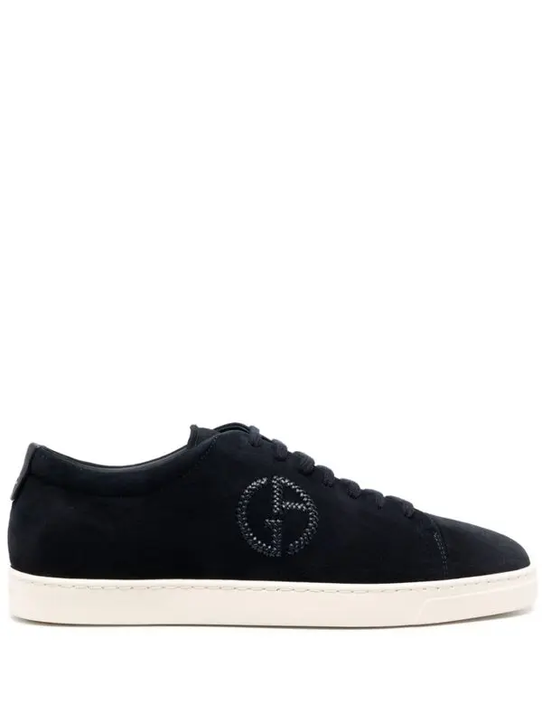 Giorgio Armani Logo-embossed Low-top Sneakers