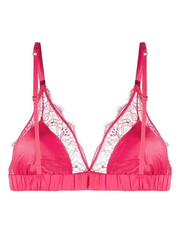 Love Stories Sheer Floral Detailed Lace Bralette