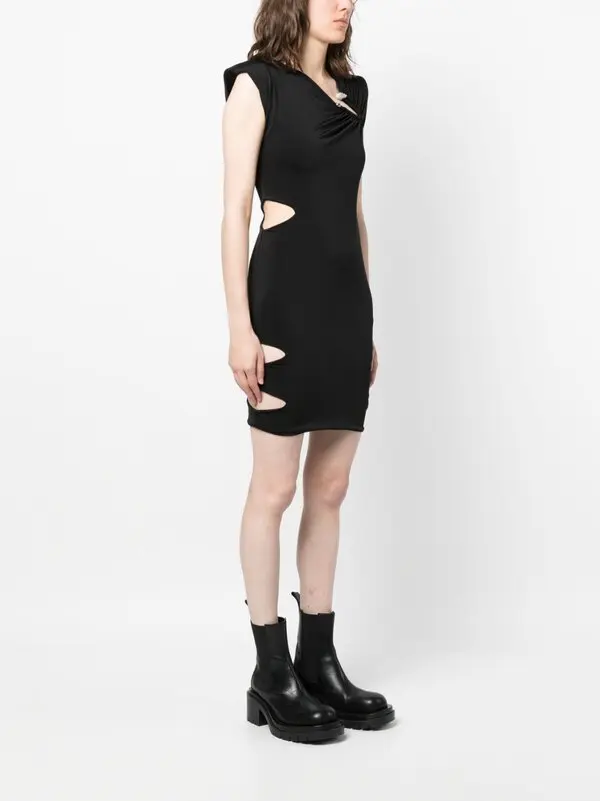 Philipp Plein Cut-out Minidress - Black