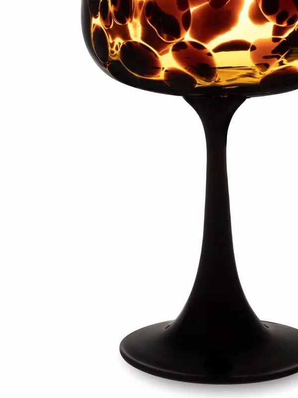 Dolce & Gabbana Spotted Hand-blown Murano Cocktail Glass - Yellow
