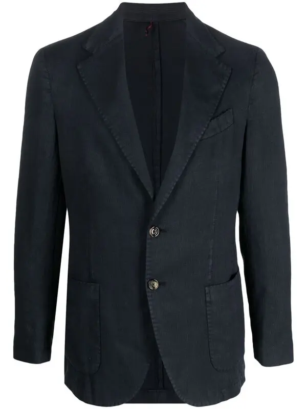DELL'OGLIO Notched-collar Single-breasted Blazer
