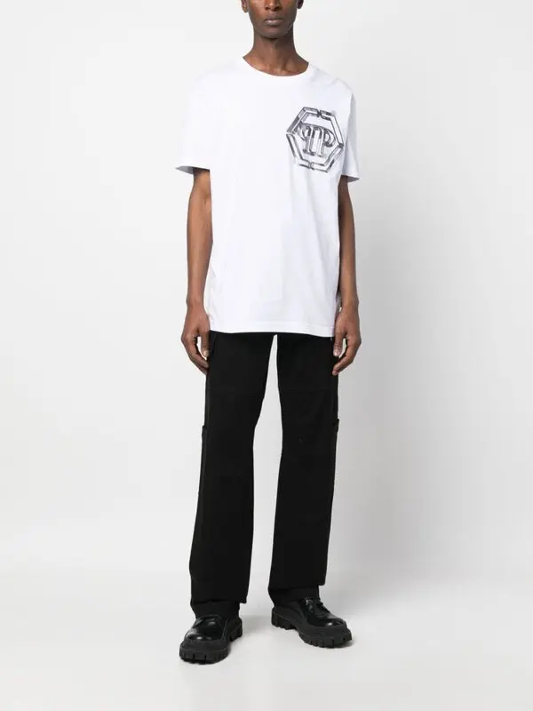Philipp Plein Logo-print Cotton T-shirt - White