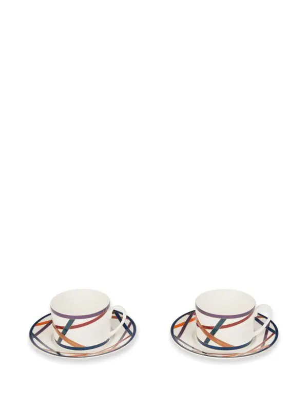 Missoni Nastri Coffee Set - White