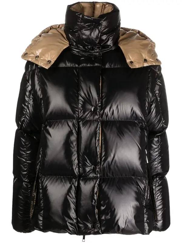 Moncler Parana Hooded Puffer Jacket - Black