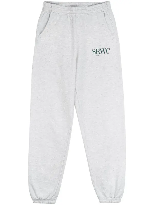 SPORTY & RICH Upper East Side Track Pants - Grey