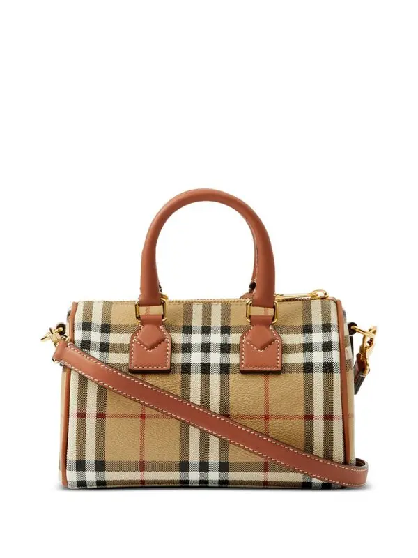Burberry Check Mini Bowling Bag