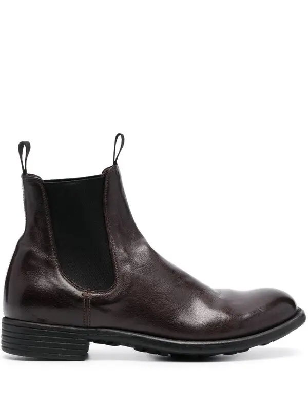 Officine Creative Calixte 004 Leather Ankle Boots - Brown