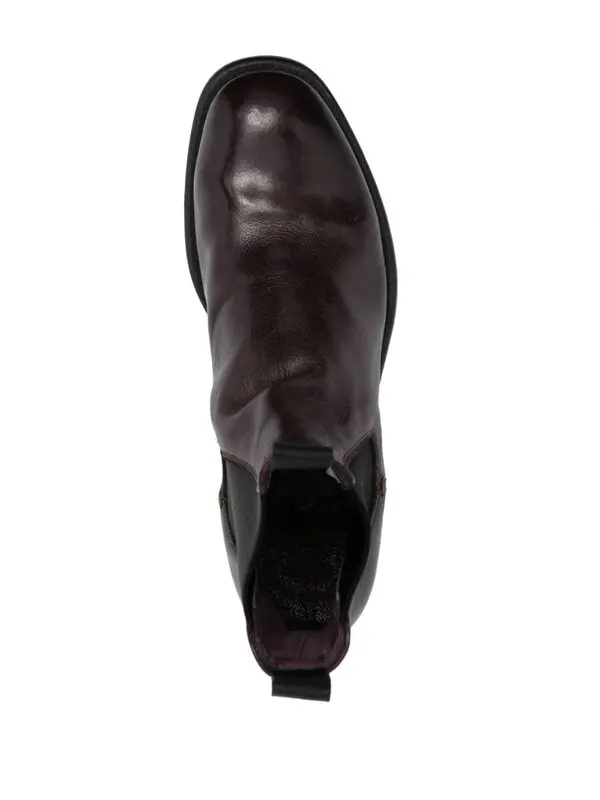 Officine Creative Calixte 004 Leather Ankle Boots