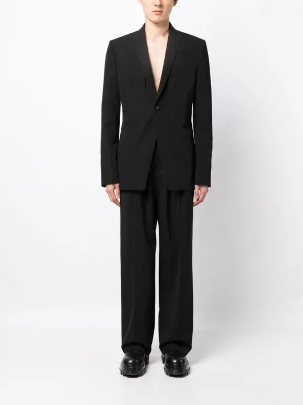 Rick Owens Seam-detail Single-breasted Blazer
