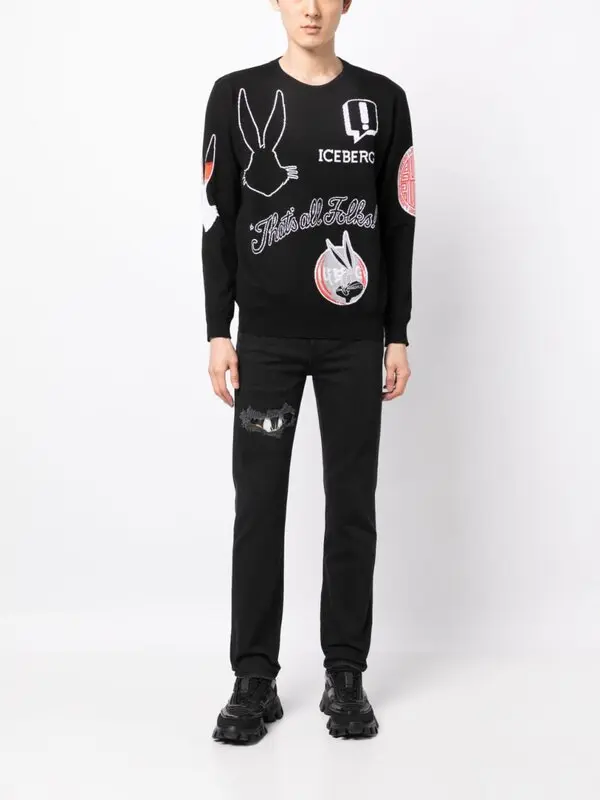 Iceberg Looney Tunes Straight-leg Jeans
