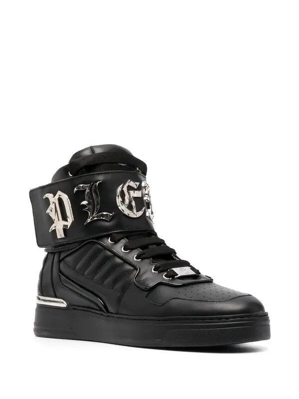 Philipp Plein Gothic-plaque High-top Sneakers