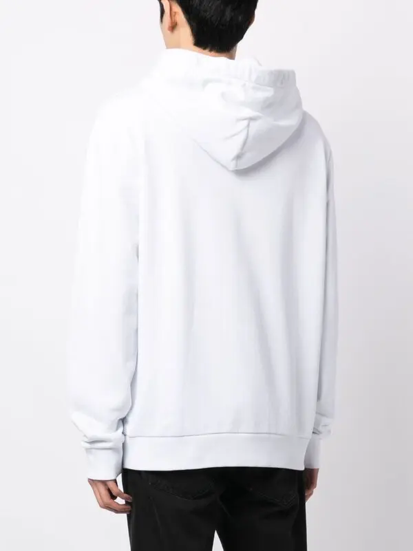 COUNTY OF MILAN Marcelo Burlon Swirl Print Cotton Hoodie