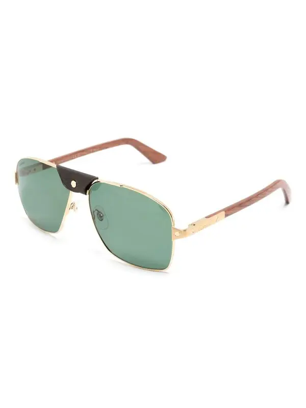 Cartier Pilot-frame Sunglasses