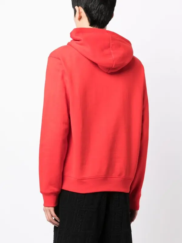 Dsquared2 Cotton Logo Hoodie - Red