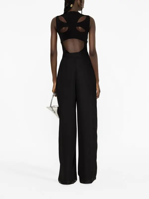 MONOT High-waist Wide-leg Trousers