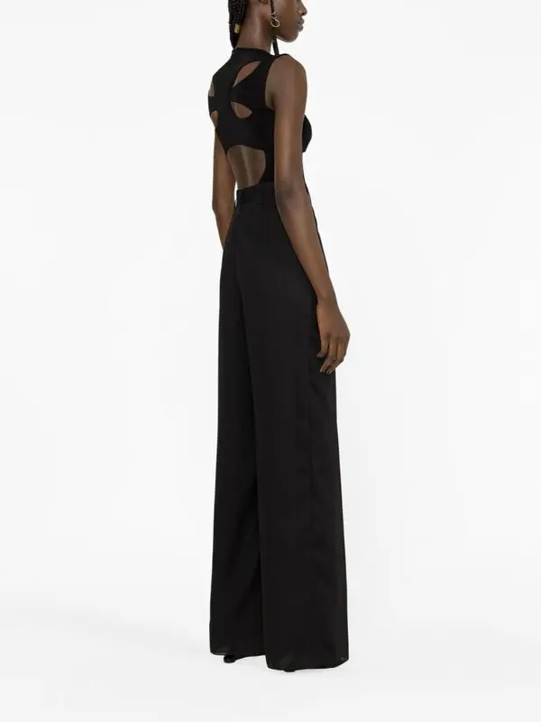 MONOT High-waist Wide-leg Trousers