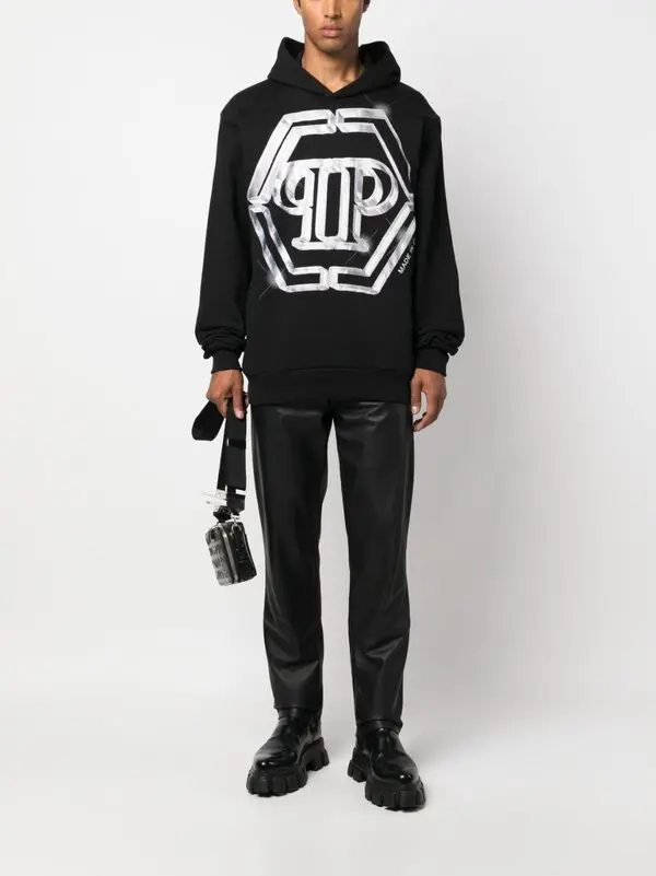 Philipp Plein Logo-print Cotton Hoodie