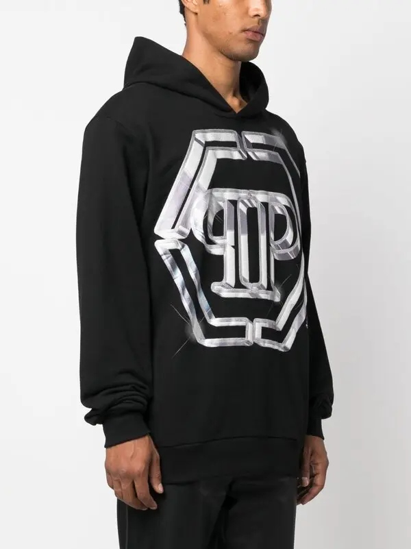 Philipp Plein Logo-print Cotton Hoodie