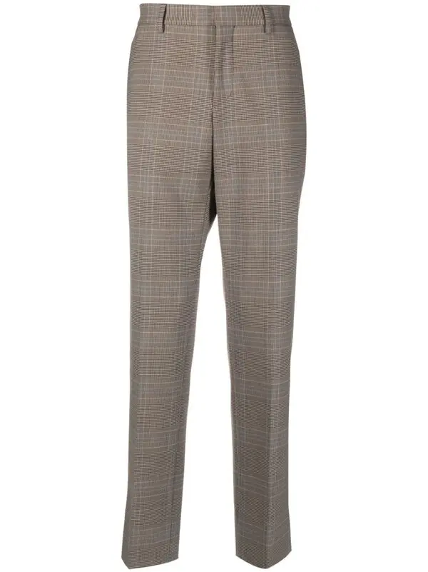 Moschino Tailored Plaid-check Trousers
