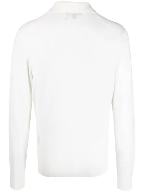 Sease Lasca Merino Polo Shirt - White