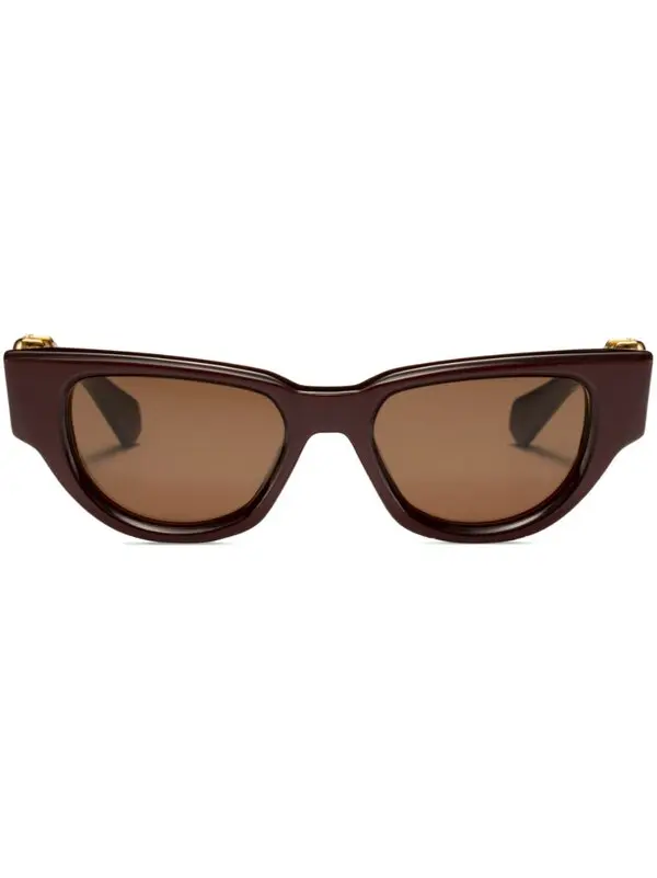 Valentino Garavani Vlogo Cat-eye Sunglasses - Red