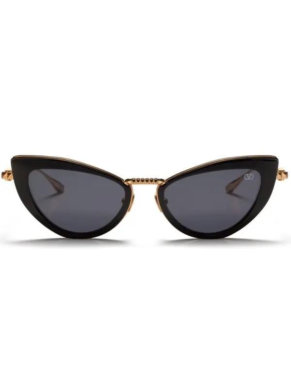 Valentino Garavani Rockstud Cat-Eye Sunglasses - Pink  display picture 2