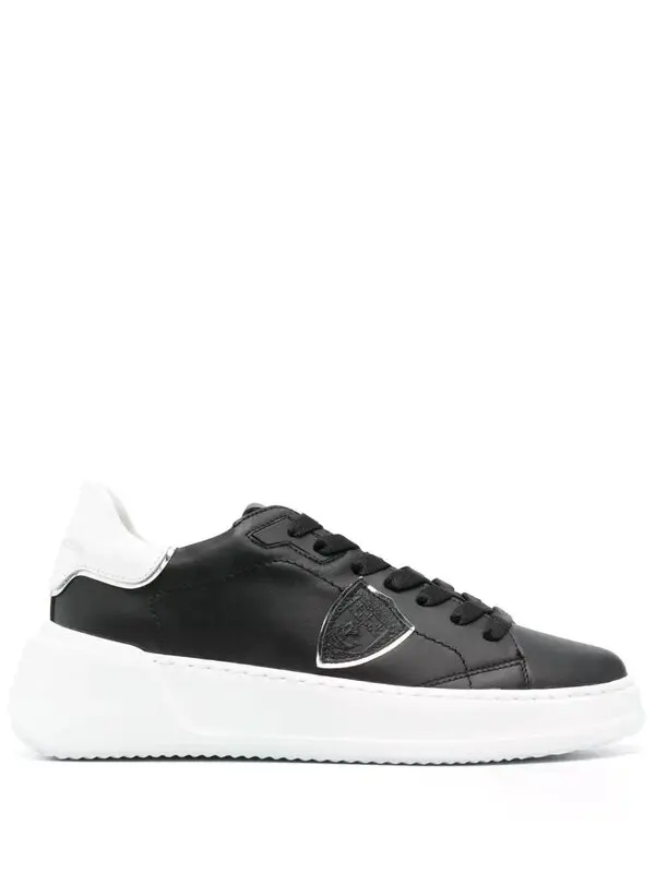 Philippe Model Trés Temple Low-top Sneakers - Black