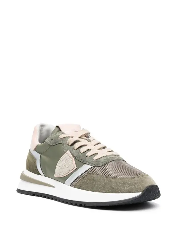 Philippe Model Panelled Low-top Sneakers - Green