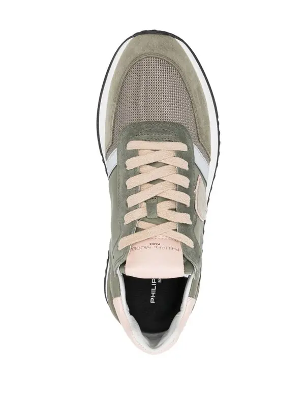 Philippe Model Panelled Low-top Sneakers - Green