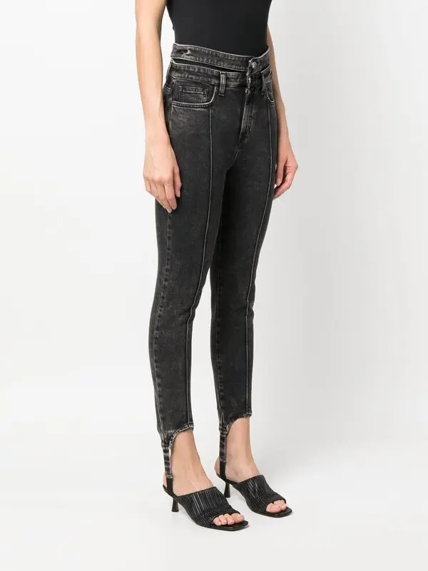 ANDREĀDAMO Cut-out Skinny Jeans
