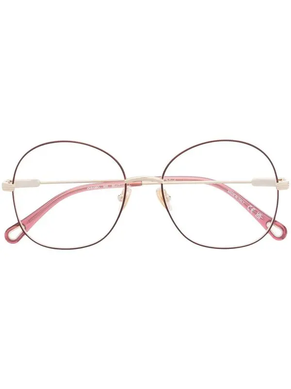 Chloé Round-frame Optical Glasses - Pink