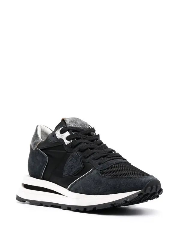 Philippe Model Trpx Panelled Low-top Sneakers - Black