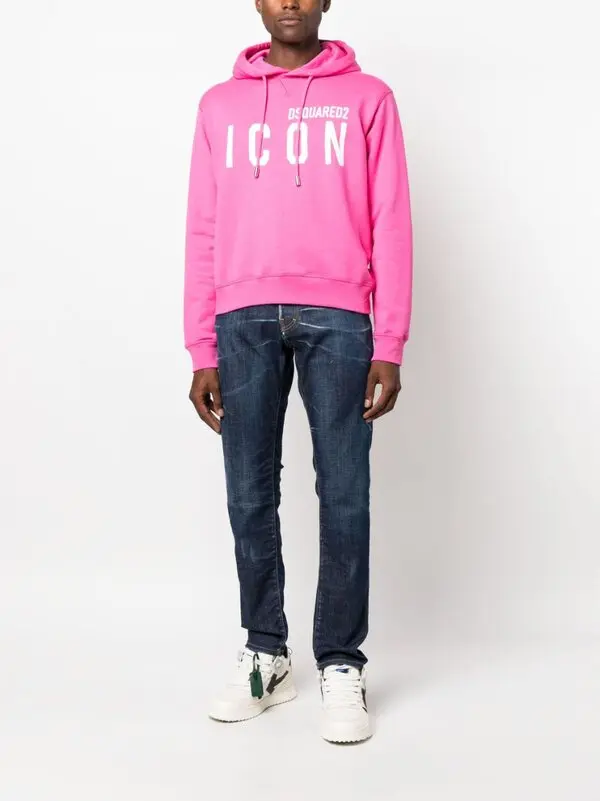 Dsquared2 Icon-print Cotton Hoodie