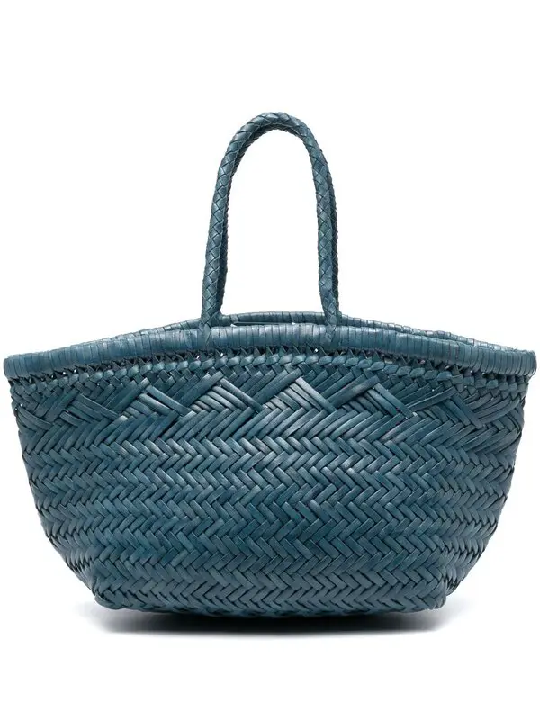 Dragon Diffusion Woven Leather Tote Bag