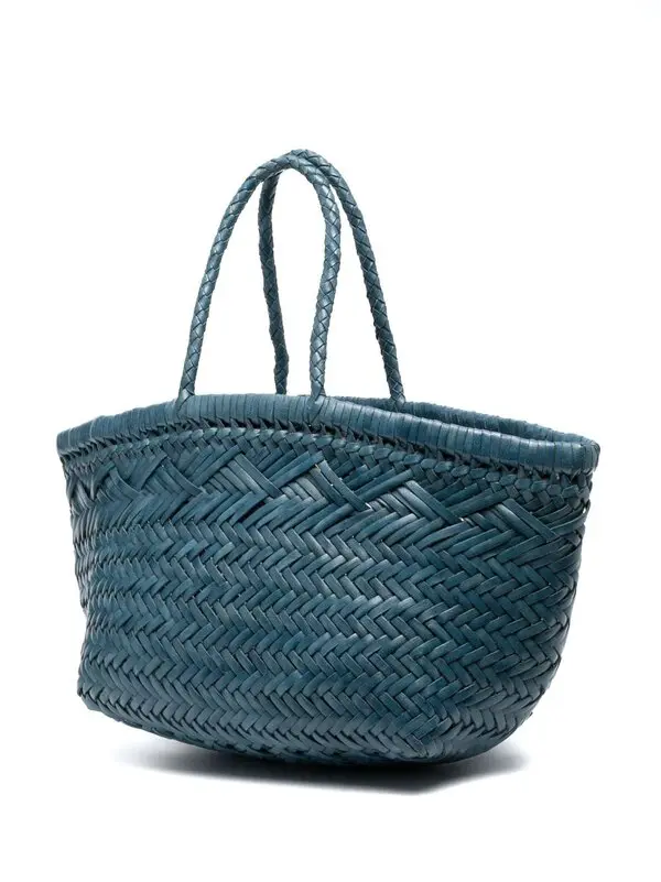 Dragon Diffusion Woven Leather Tote Bag