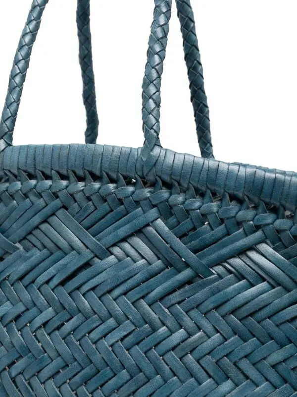 Dragon Diffusion Woven Leather Tote Bag