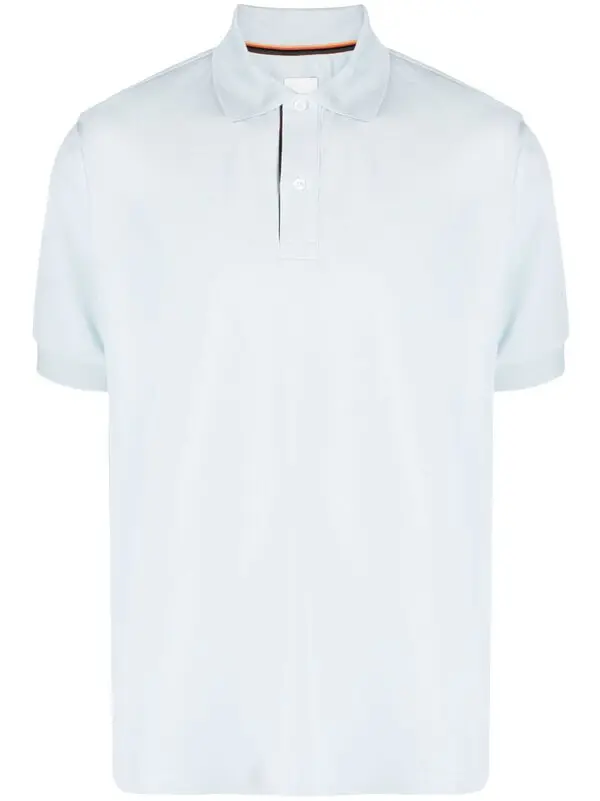 Paul Smith Cotton Polo Shirt - Blue