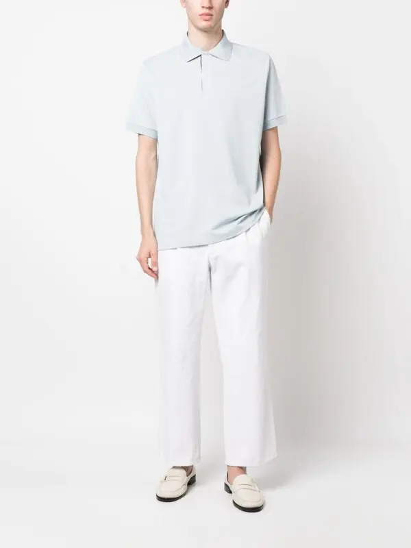 Paul Smith Cotton Polo Shirt - Blue