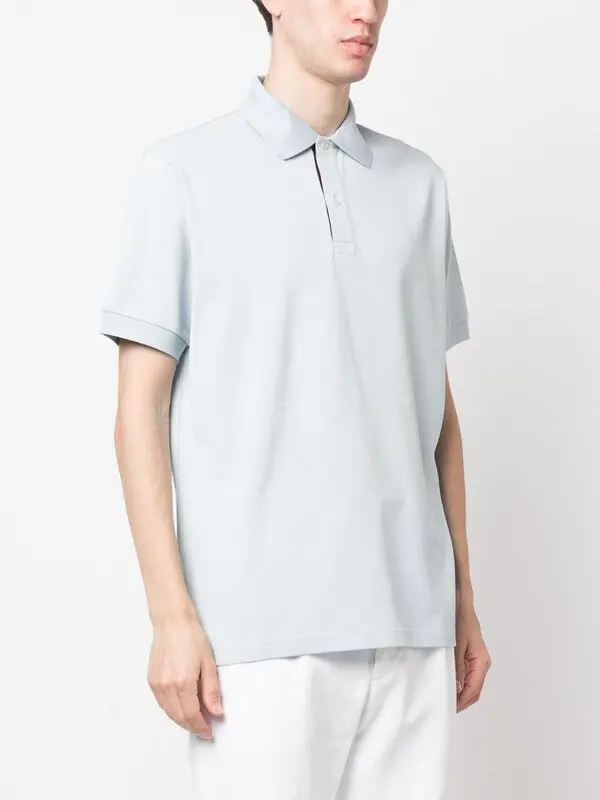 Paul Smith Cotton Polo Shirt - Blue