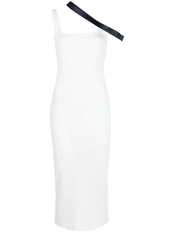 COURREGES Strap-detail Midi Dress