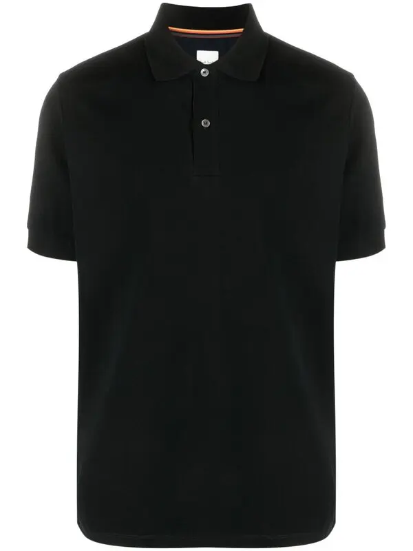 Paul Smith Cotton Polo Shirt - Black