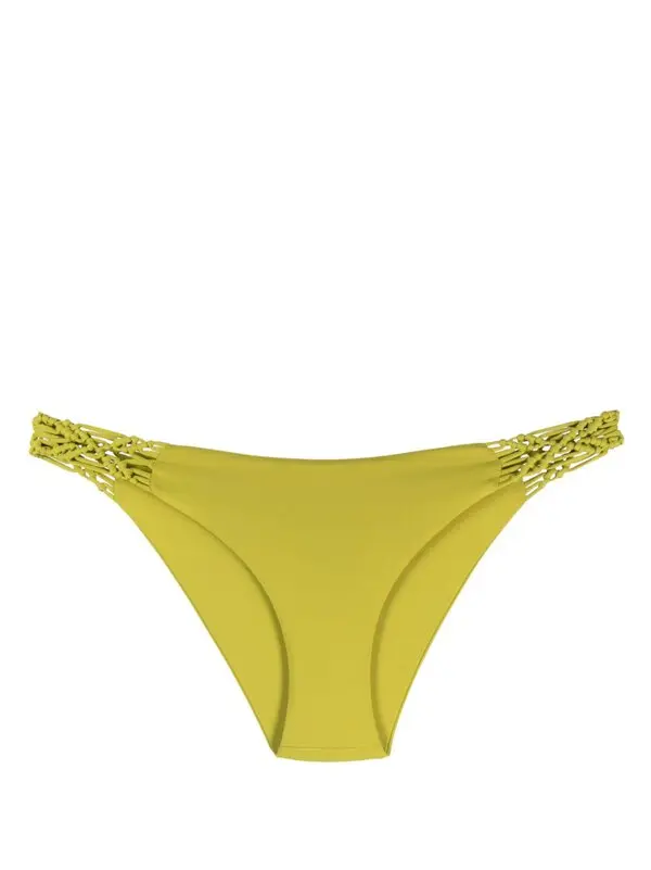 FISICO Ring-detail Bikini Bottoms - Green
