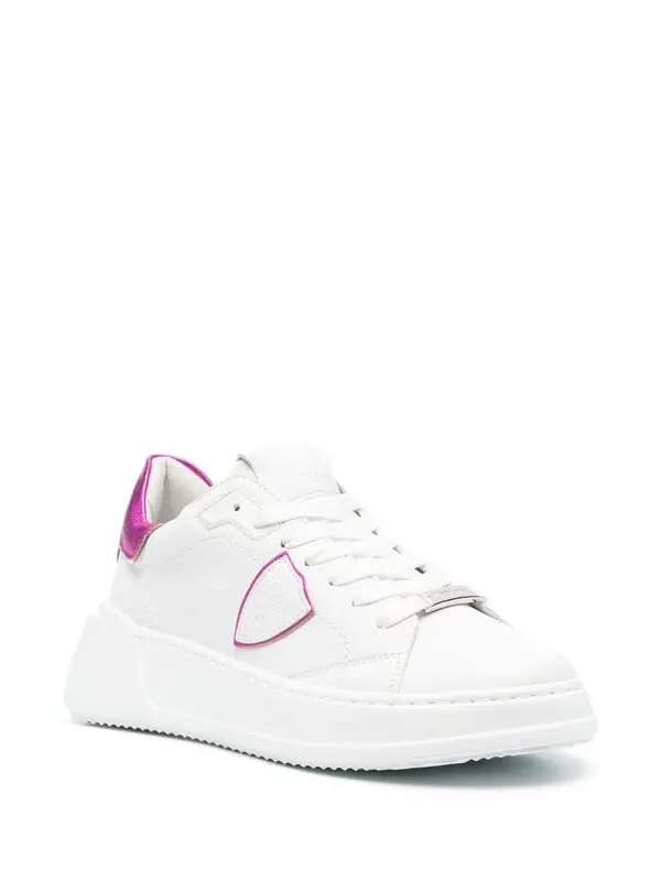 Philippe Model Tres Temple Low-top Sneakers - White