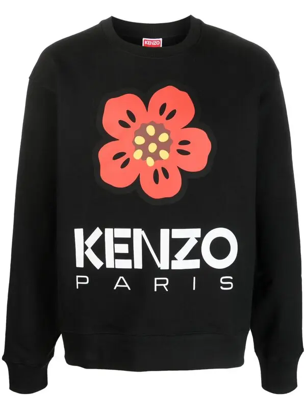 Kenzo Poppy Cotton Sweatshirt