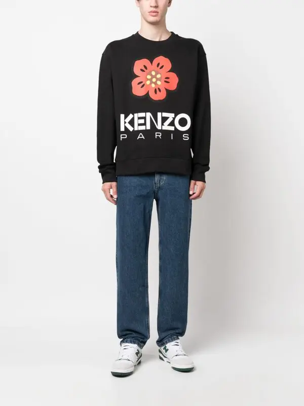 Kenzo Poppy Cotton Sweatshirt