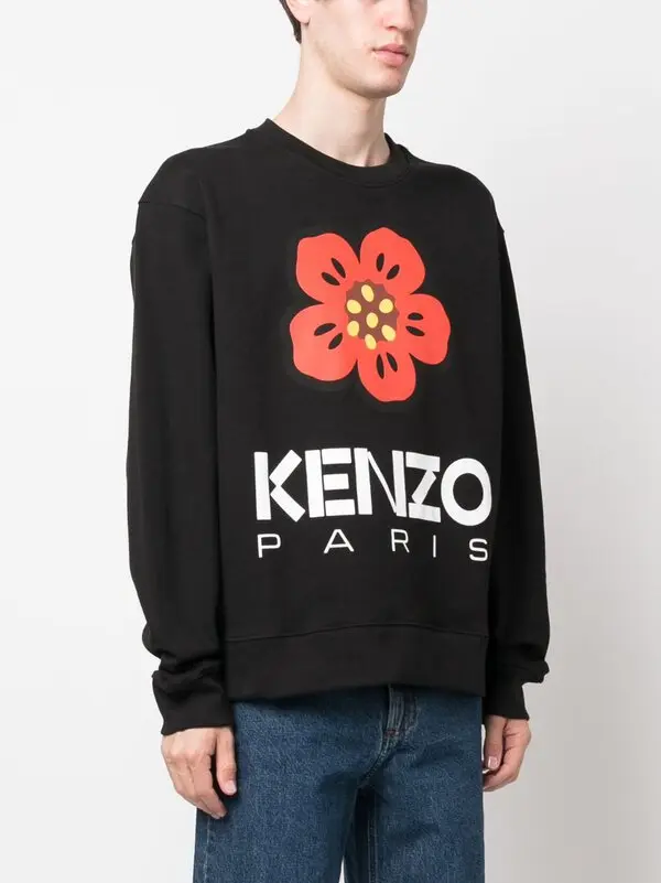 Kenzo Poppy Cotton Sweatshirt